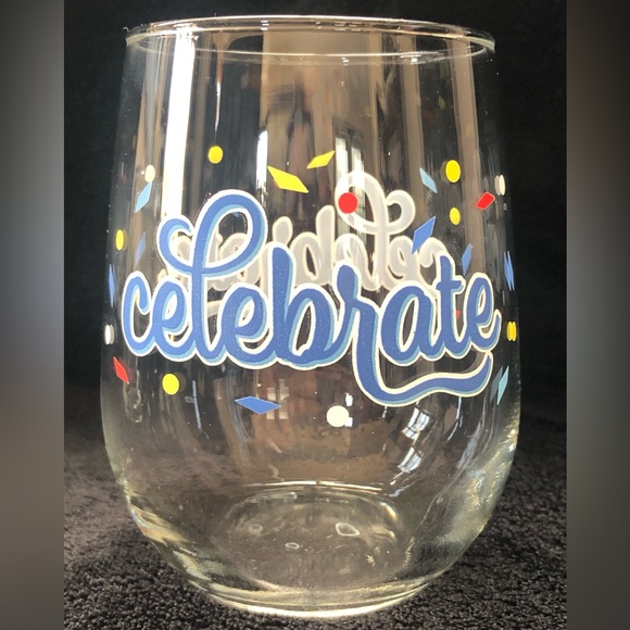 Dining | Celebrate 16 Oz Stemless Glass Party | Poshmark
